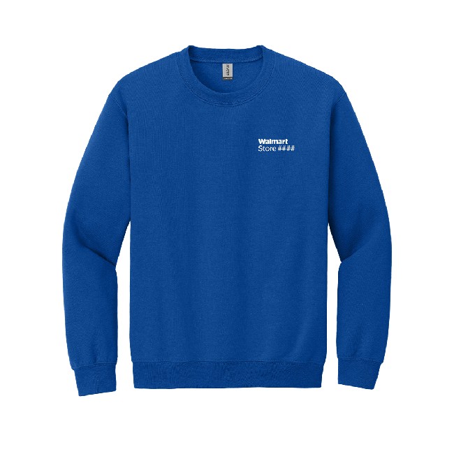 Walmart Personalized Unisex Crew Sweater - Royal - Spark Shop